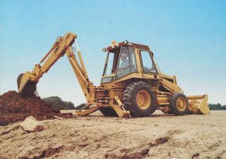 Caterpillar 416 Backhoe Loader Specs & Dimensions (1985 - 1993 ...