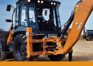 Case 580 V Backhoe Loader Specs & Dimensions (2022 - 2025) | LECTURA Specs