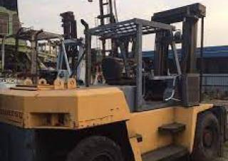 Komatsu FD 100-5 diesel forklift specs & dimensions (1996 - 1996 ...