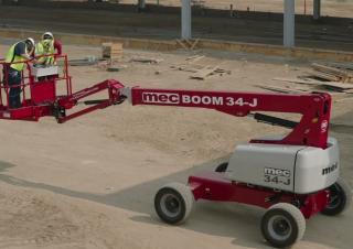 MEC 34-J Specs & Dimensions (2021 - 2025) | Wheeled Telescopic Boom ...