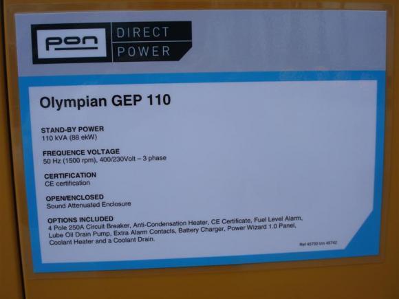 Olympian GEP 110 Specifications & Technical Data (1997-2014) | LECTURA ...