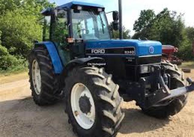 Ford-NH 8340 SLE TA El. Shift 4WD Tractor Specs & Dimensions (1995 ...