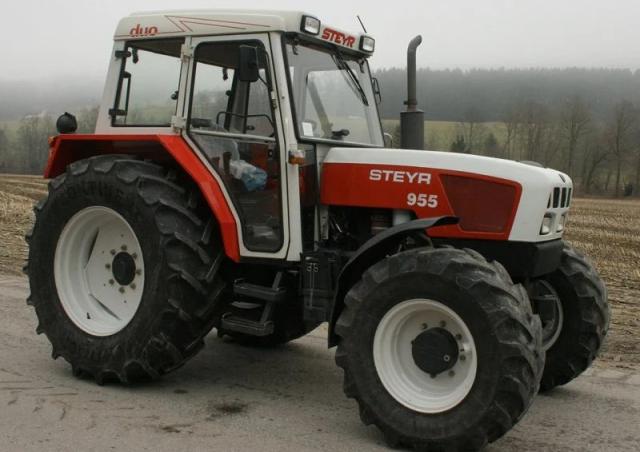 Steyr 955 Kompakt A 4WD Tractor Specs & Dimensions (1992 - 1995 ...