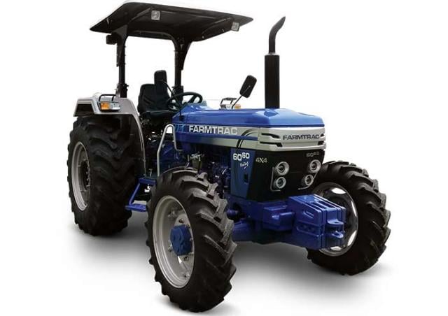 Farmtrac Farmtrac 6060 Plus Heritage 4WD Tractor Specs & Dimensions ...