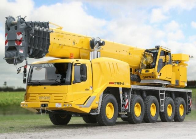 Grove GMK5165-2 crane - load chart, specs (2008 - 2018) | LECTURA Specs