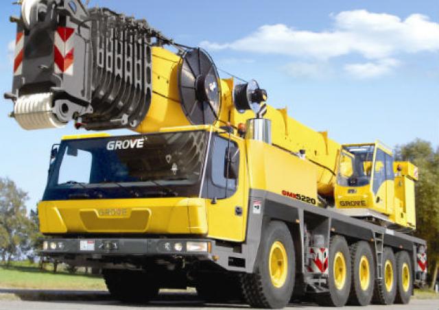 Grove GMK5220 crane - load chart, specs (2006 - 2018) | LECTURA Specs