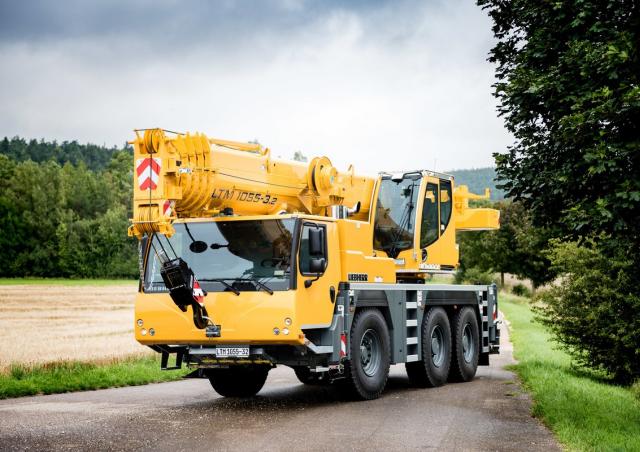 Liebherr LTM 1055-3.2 crane - load chart, specs & dimensions (2008 ...