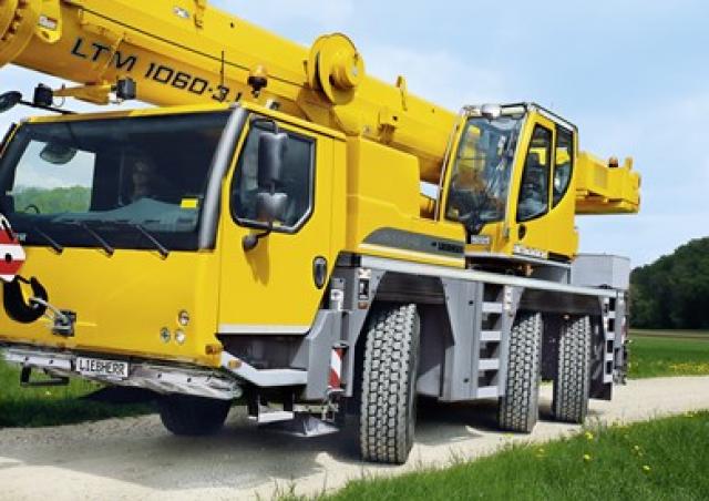 Liebherr LTM 1060-3.1 crane - load chart, specs & dimensions (2014 ...