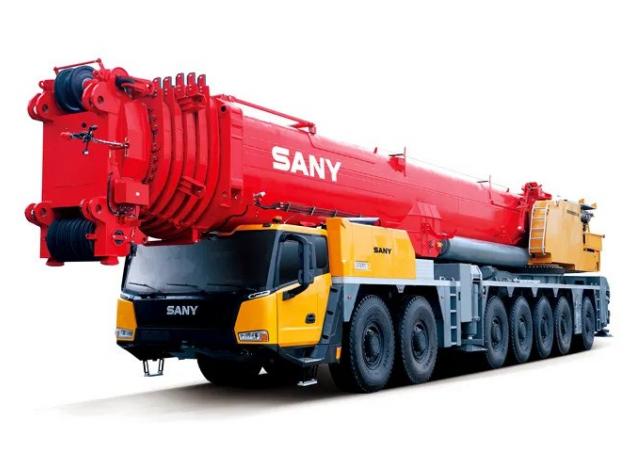 Sany SAC8000T7-8 crane - load chart, specs (2023 - 2025) | LECTURA Specs