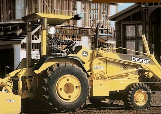 John Deere Construction 210 LE Backhoe Loader Specs (1998 - 2021 ...