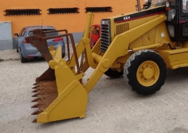 Caterpillar 428 B 4x4 Tele Backhoe Loader Specs & Dimensions (1992 ...