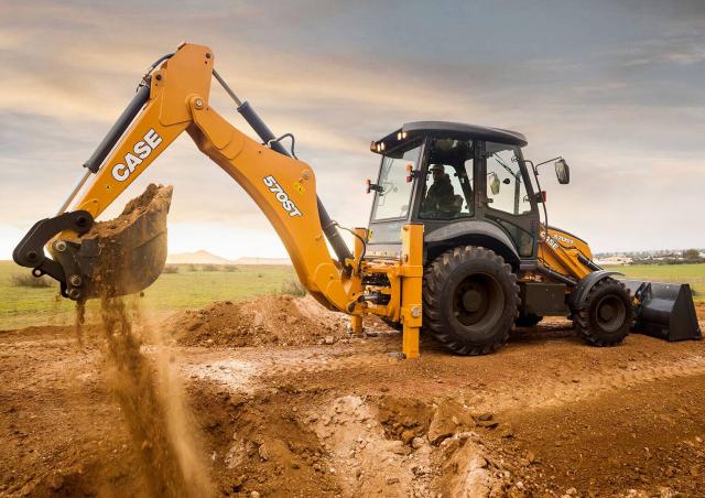 Case 570 Super T Backhoe Loader Specs & Dimensions (2022 - 2025) | LECTURA Specs