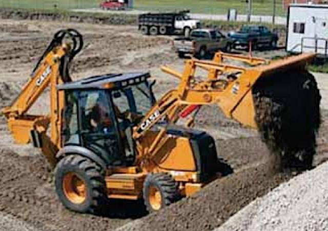 Case 590 Super M+ Backhoe Loader Specs & Dimensions (2008 - 2010 ...