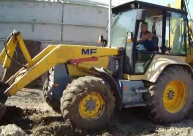 MF Industrial MF 865 Backhoe Loader Specs & Dimensions (1992 - 1998 ...