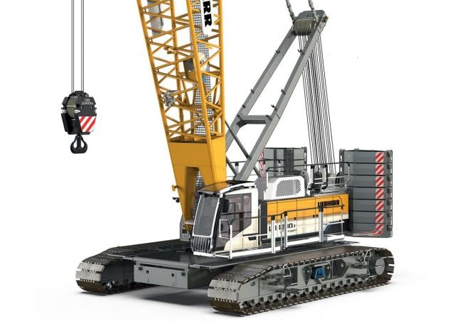Liebherr LR 1200.1 Unplugged crane - load chart, specs & dimensions ...