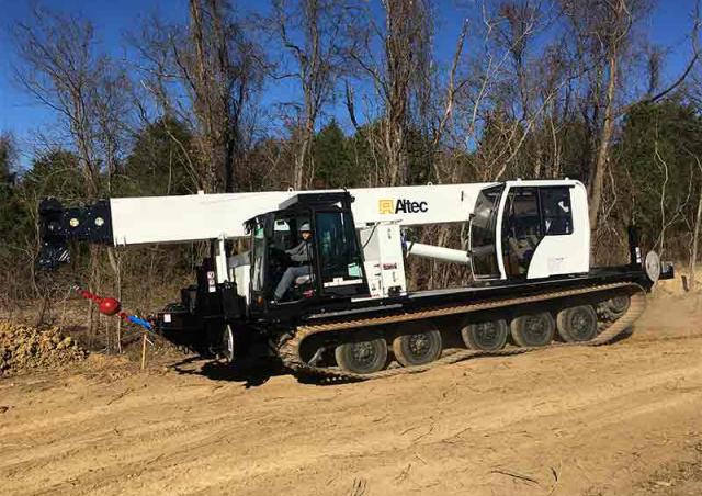 Altec AC40-152S-TC crane - load chart, specs (2023 - 2024) | LECTURA Specs