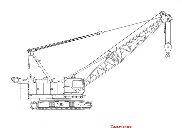 Manitowoc 10000 E-1 crane - load chart, specs (2012 - 2017) | LECTURA Specs