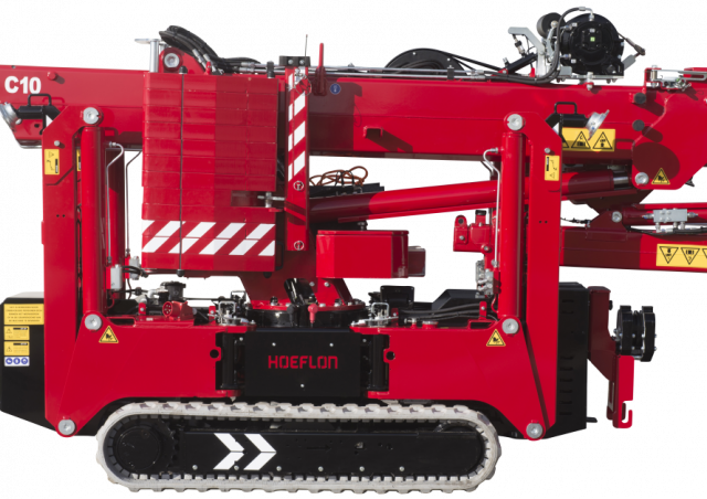 Hoeflon Hoeflon C10 crane - load chart, specs & dimensions (2019 - 2025 ...