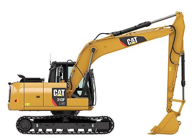 Caterpillar 313F L GC excavator specs & dimensions (2017 - 2021 ...