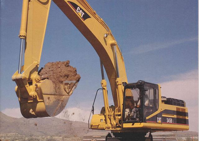 Caterpillar 345B excavator specs (1998 - 2007) | Diggers | LECTURA Specs