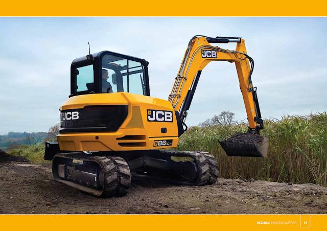 JCB 86C-2 excavator specs (2019 - 2025) | Diggers | LECTURA Specs