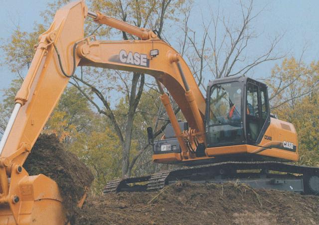 Case CX 240 B NLC excavator specs & dimensions (2003 - 2015) | Diggers ...