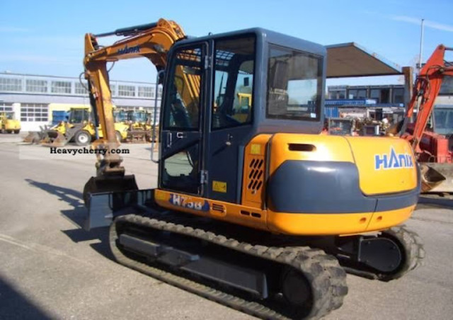 Hanix H 75 B excavator specs (1998 - 2003) | Diggers | LECTURA Specs