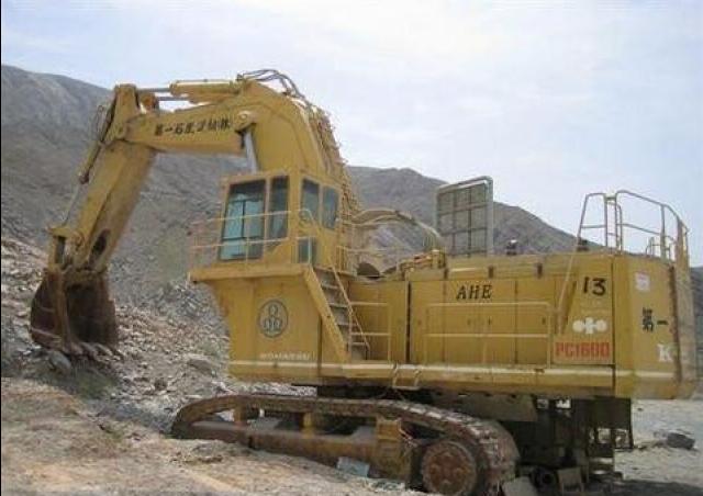 Komatsu PC1600-1 excavator specs (1988 - 1995) | Diggers | LECTURA Specs