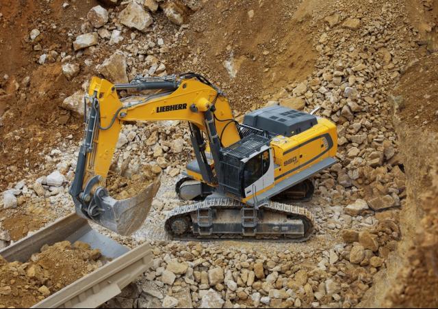 Liebherr R 980 SME Litronic excavator specs & dimensions (2021 - 2025 ...
