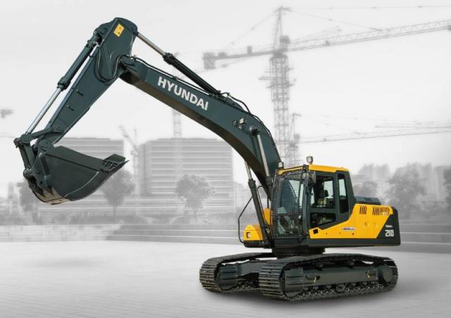 Hyundai R210 SMART PLUS excavator specs & dimensions (2023 - 2025 ...