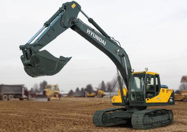 Hyundai R215L SMART PLUS excavator specs & dimensions (2023 - 2025 ...