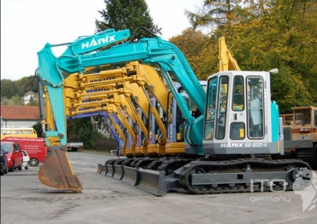 Hanix S&B 800 excavator specs (1991 - 1993) | Diggers | LECTURA Specs
