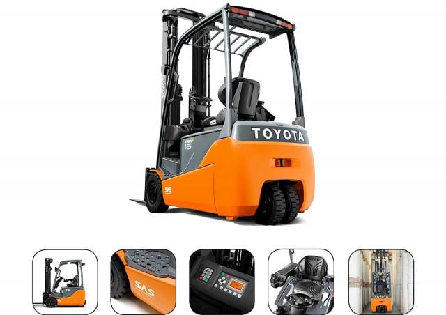 Toyota 8 FBE 20T electric forklift specs & dimensions (2016 - 2025 ...