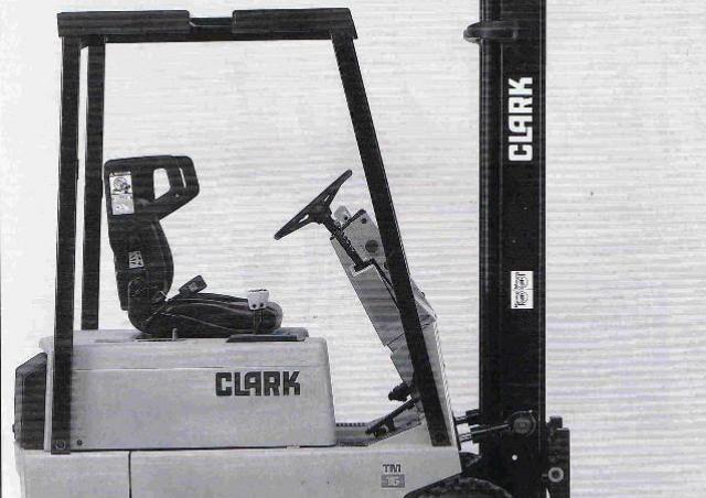 Clark TM 15 N electric forklift specs & dimensions (1993 - 1996) | Lift ...