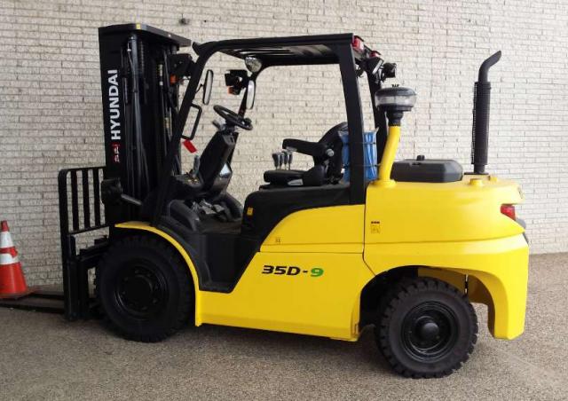 Hyundai 35D-9 diesel forklift specs (2019 - 2023) | Lift trucks ...