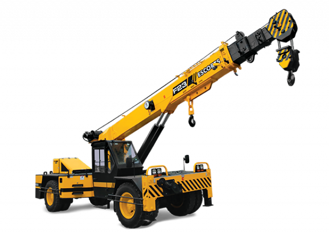 Escorts F 23 crane - load chart, specs (2023 - 2025) | LECTURA Specs