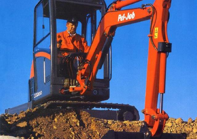 Pel-Job EB 200 XTV ** excavator specs & dimensions (1997 - 2000 ...
