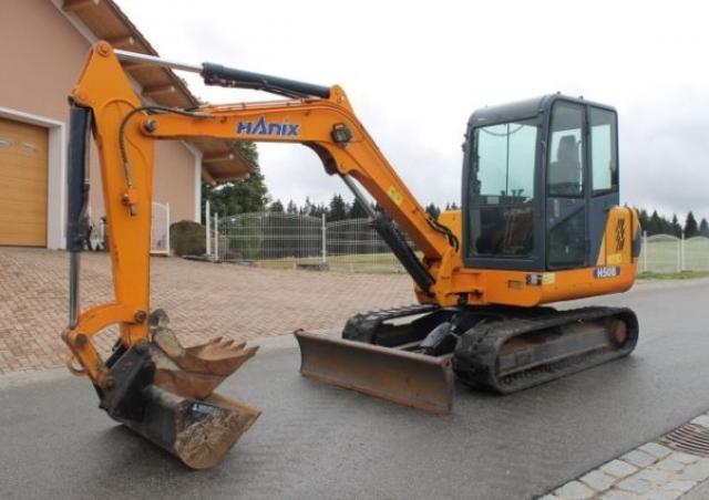 Hanix H 50 B excavator specs (1999 - 2004) | Diggers | LECTURA Specs