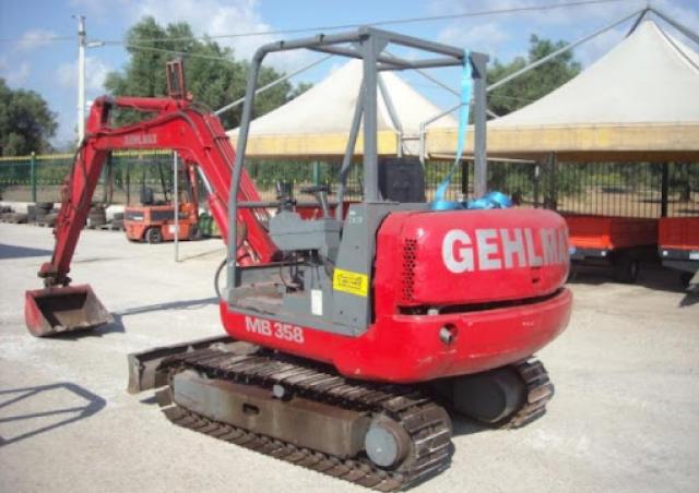 Gehlmax MB 358 excavator specs (1995 - 1998) | Diggers | LECTURA Specs
