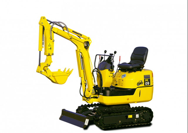 Komatsu PC09-1 excavator specs (2012 - 2025) | Diggers | LECTURA Specs