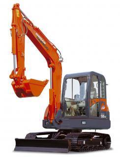 Doosan Solar 55 V plus excavator specs & dimensions (2003 - 2008 ...
