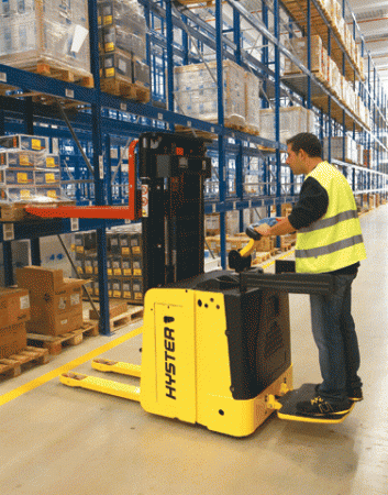 Hyster S 1.5 S-SL Stand up rider pallet stacker specs (2012 - 2023 ...