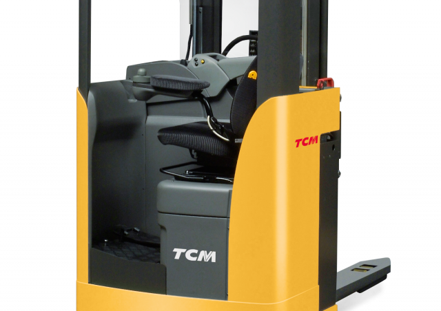TCM SSD Sit down rider pallet stacker specs & dimensions (2021 - 2024 ...