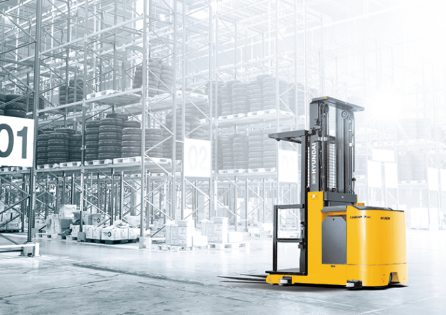 Hyundai 13 BOP-7 Stand up rider pallet truck specs & dimensions (2020 ...