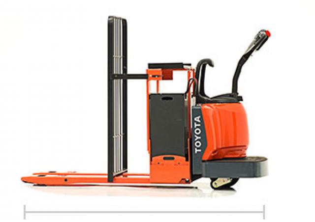 Toyota 8HBE30 Stand up rider pallet truck (2019 - 2024) | LECTURA Specs