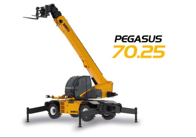 Dieci Pegasus 75.25 rotating telehandler specs & dimensions (2022 ...