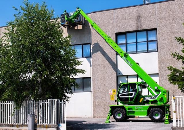 Merlo Roto 40.16 rotating telehandler specs & dimensions (2020 - 2021 ...