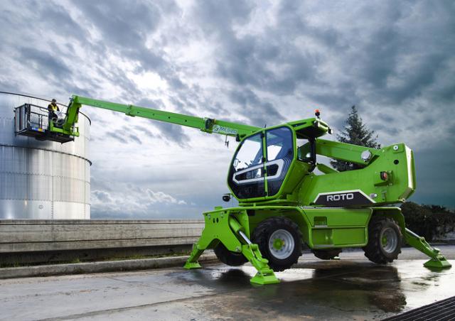 Merlo Roto 40.18 S rotating telehandler specs & dimensions (2021 - 2025 ...