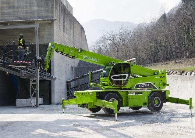 Merlo Roto 50.35 S Plus rotating telehandler specs & dimensions (2019 ...
