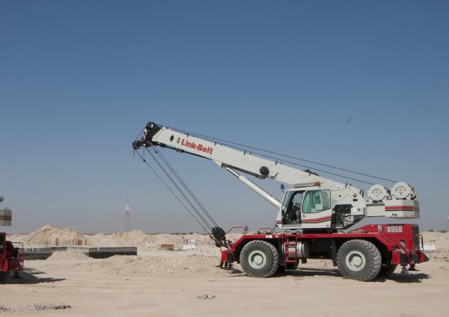 Link-Belt RTC-8050 Series II crane - load chart, specs & dimensions ...